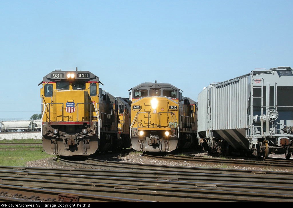 UP 9311 and 2420